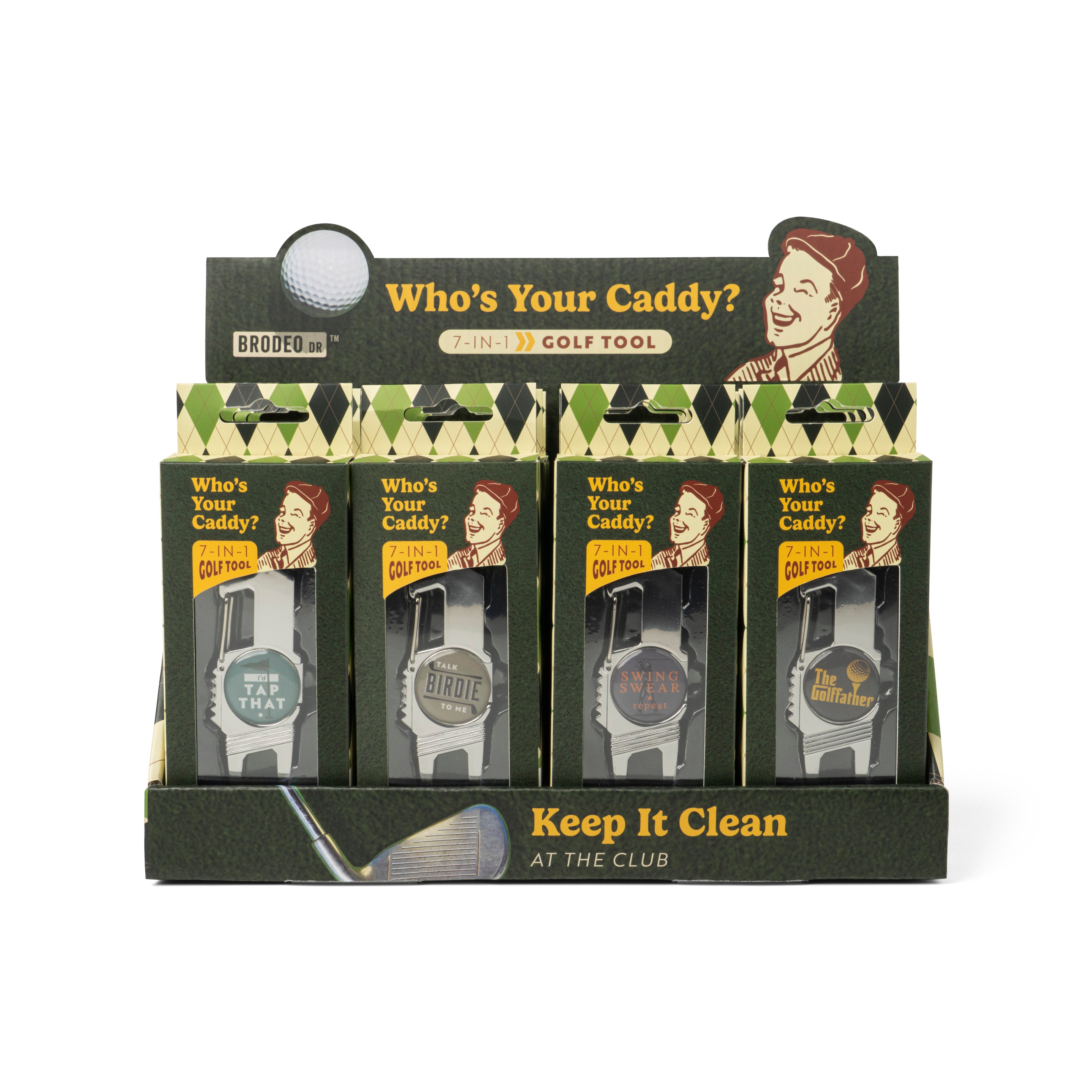 Who's Your Caddy 7-In-1 Golf Tool – Canadian Gift Concept