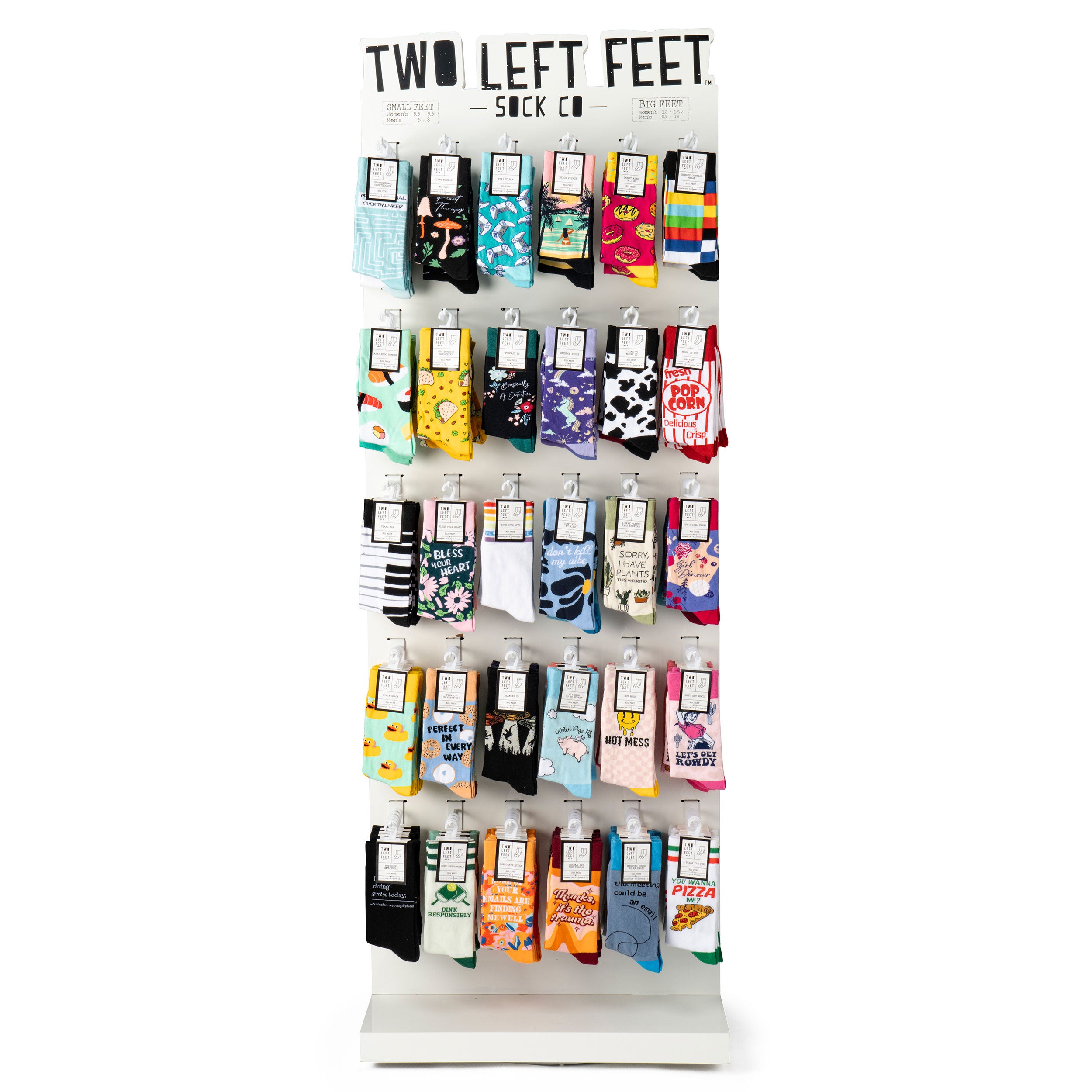Two Left Feet Signature Floor Display – Canadian Gift Concept